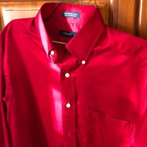 Izod | Shirts | Izod Red Button Down Shirt | Poshmark